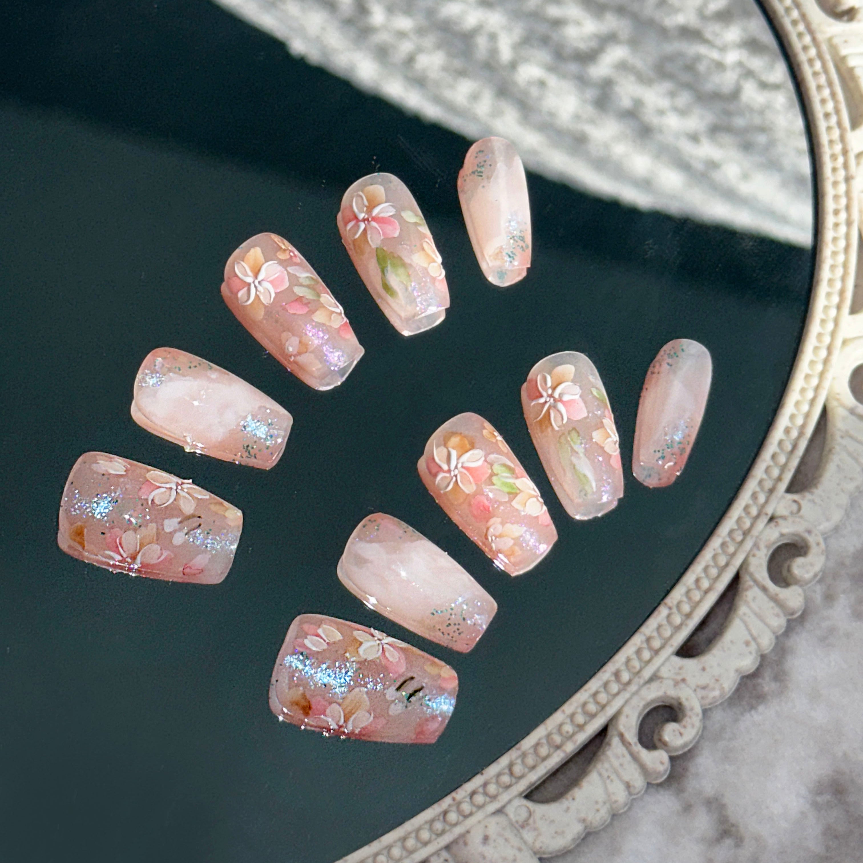 Best Coffin Nails | Eclaire Studio | Luxury Handmade Press On Nails